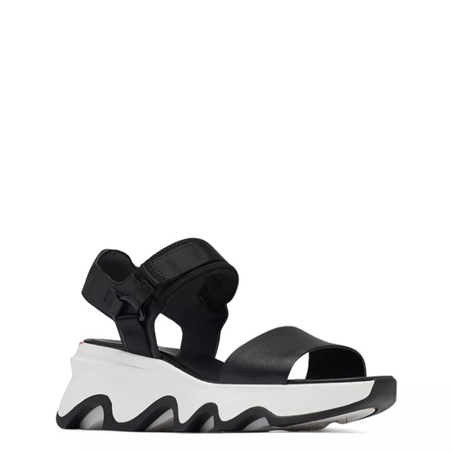 Sorel Women's Kinetic Impact Y-Strap High Wedge Sandal | The Shoe Company