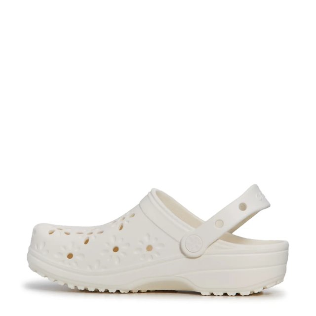 Crocs Unisex Classic Floral Cut Out Clog | The Shoe Co.