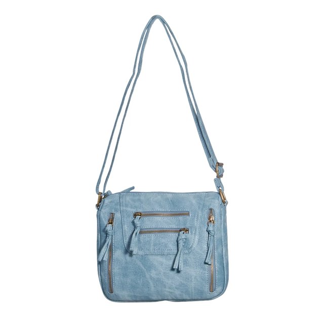 Essex Lane Pebble Multi-Zip Crossbody Bag | DSW Canada