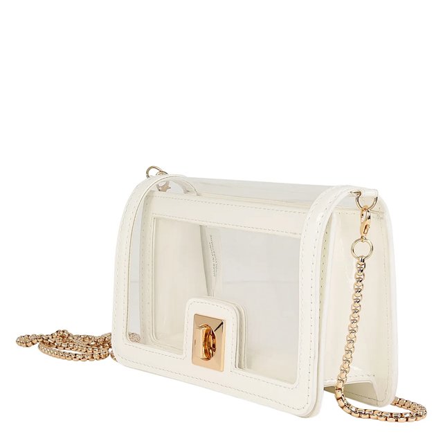 Kelly & Katie Clear Evening Crossbody Bag | The Shoe Company