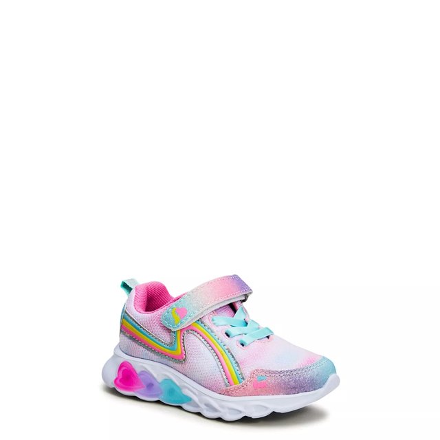 TRX Toddler Girls' Rainbow Hearts Light-Up Running Shoe | DSW Canada