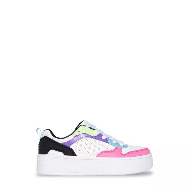 Skechers Youth Girls' Court High Colour Crush Platform Sneaker | The ...