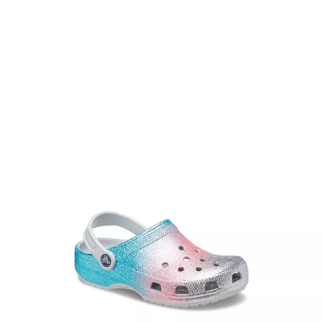 Crocs Youth Girls' Classic Glitter Clog | DSW Canada