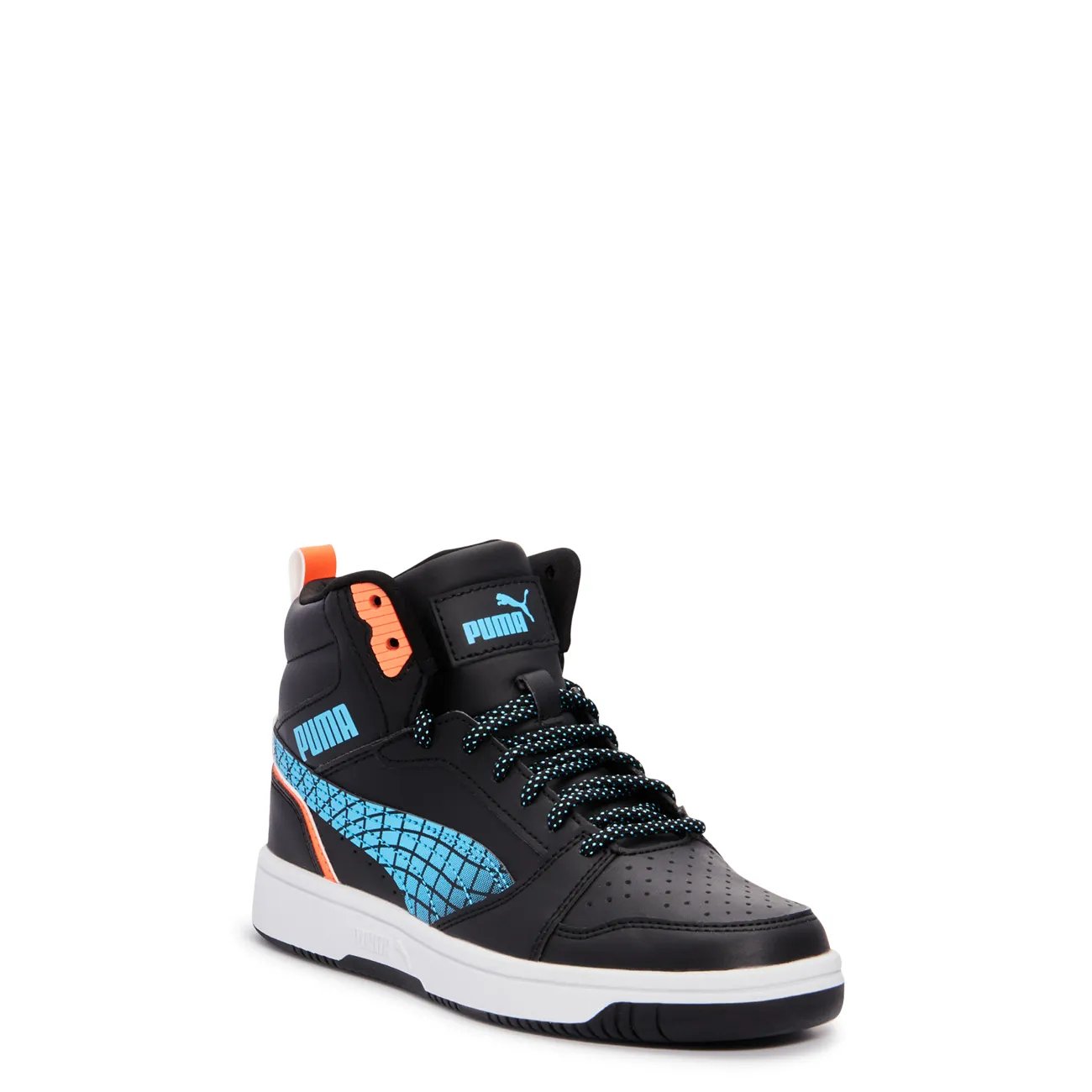 Puma Youth Boys' Rebound V6 Mid Techie Buddy Basketball Sneaker | DSW Canada