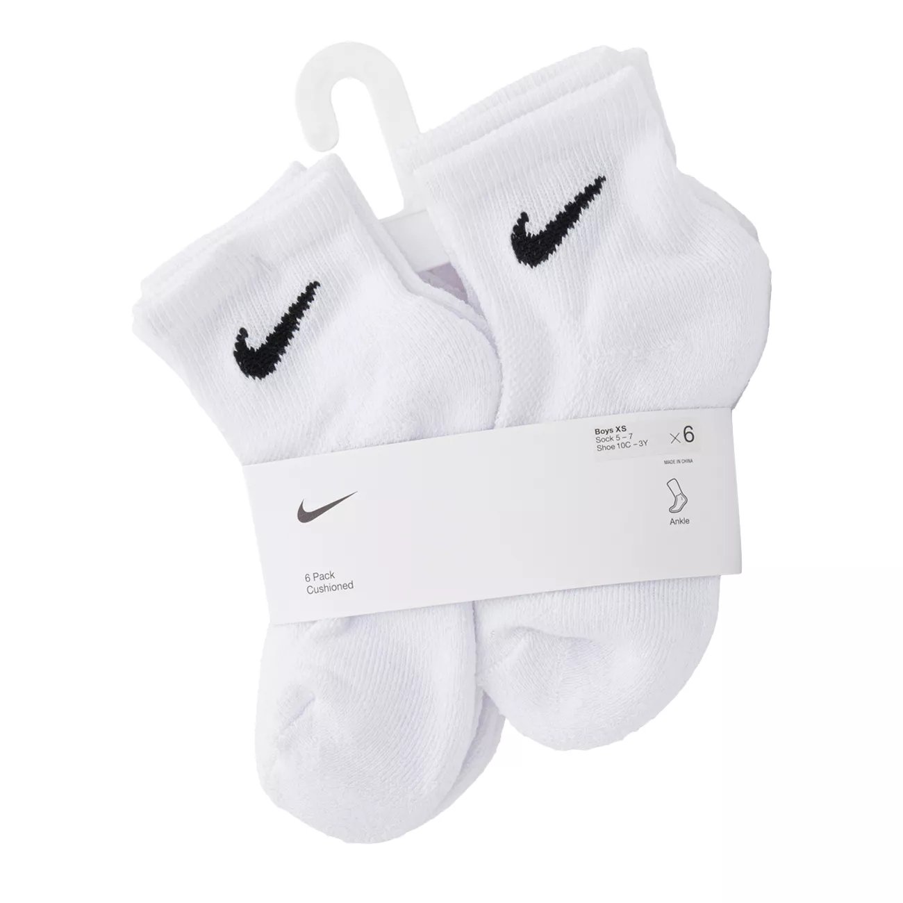 Nike Kids' 6-Pack Mesh & Cushioned Ankle Socks | DSW Canada