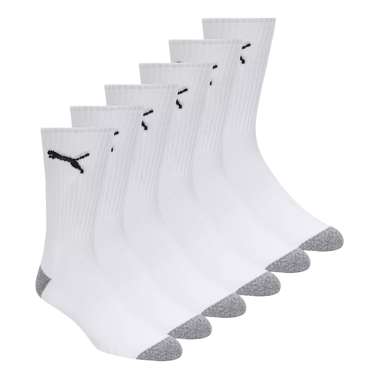 Puma Men's 6-Pack CoolMax Crew Socks | DSW Canada
