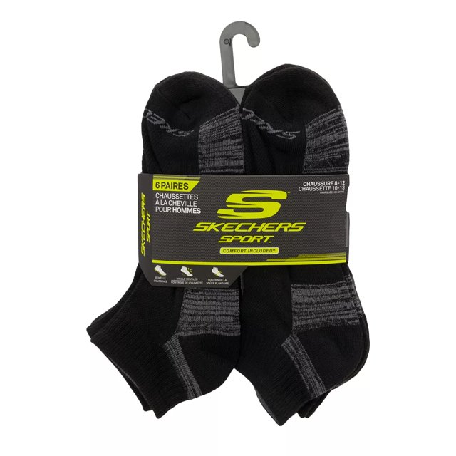 Skechers Men's 6-Pack Quarter Crew Socks | DSW Canada