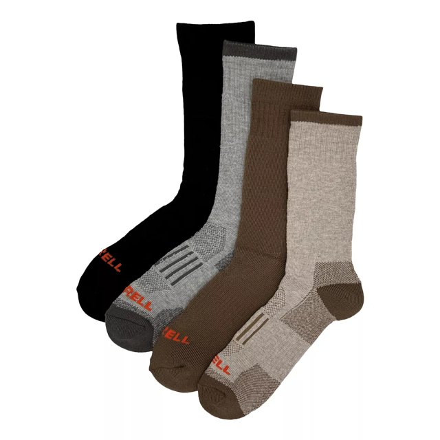 Merrell Men's 4 Pack Hiking Crew Socks | The Shoe Co.