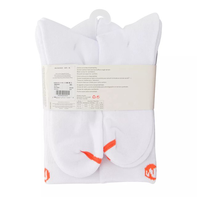 Merrell Men's 6-Pack Cushioned Cotton Crew Socks | The Shoe Company