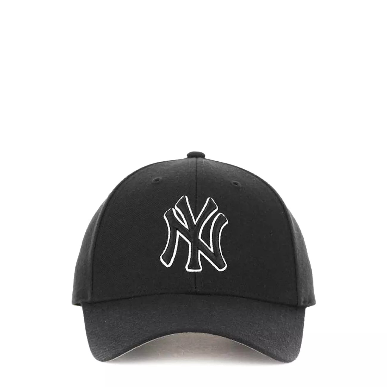 '47 New York Yankees MLB Black White Black MVP Cap | The Shoe Company